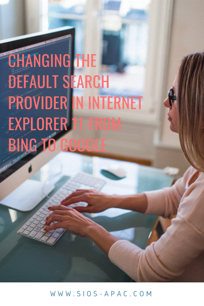 Change Internet Explorer 11 From Bing To Google