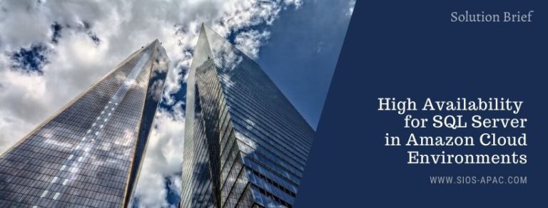 Solution Brief: High Availability for SQL Server in Amazon Cloud ...