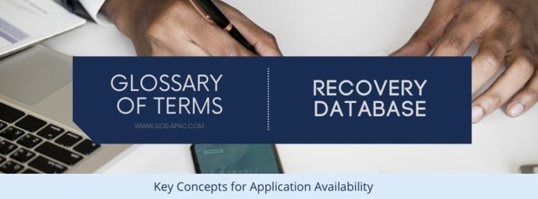 Glossary: Recovery Database - SIOS SANless clusters