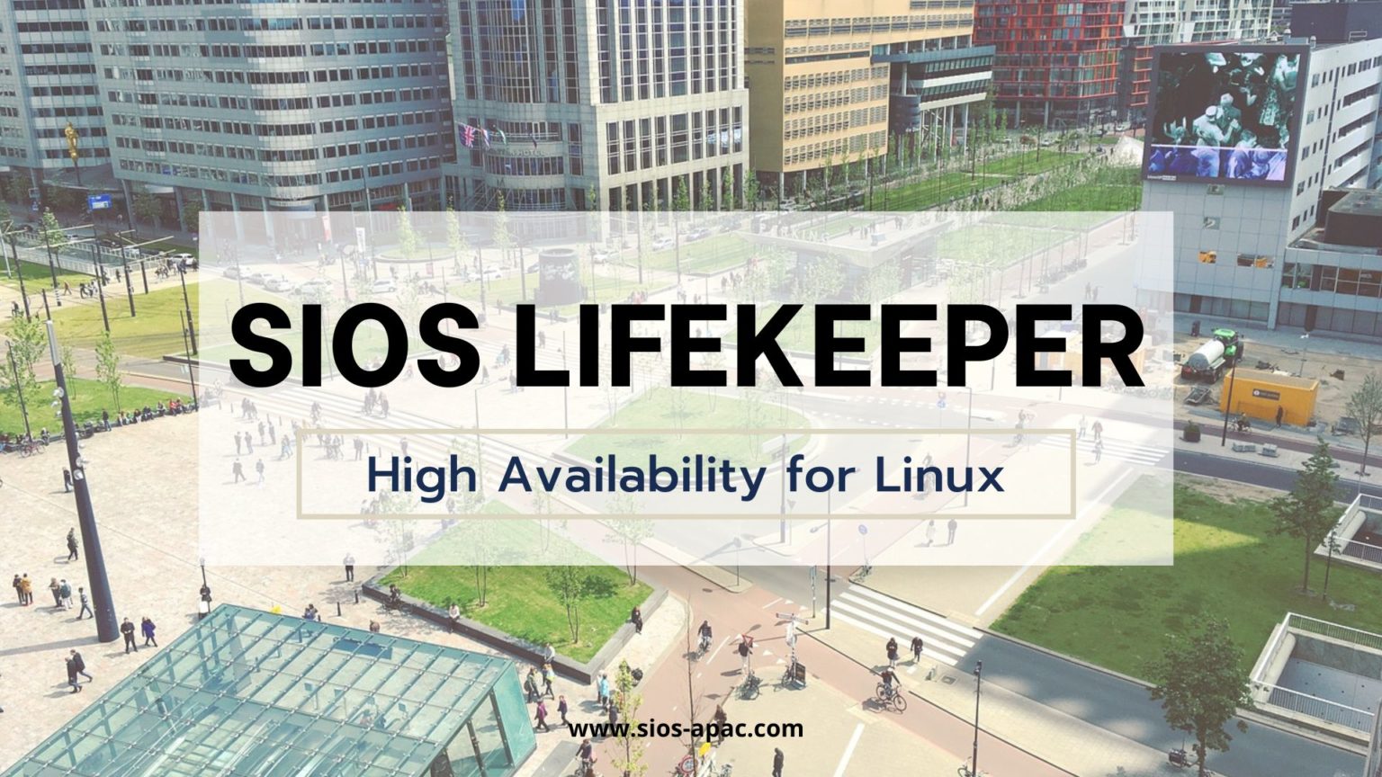 SIOS LifeKeeper – High Availability for Linux - SIOS SANless clusters